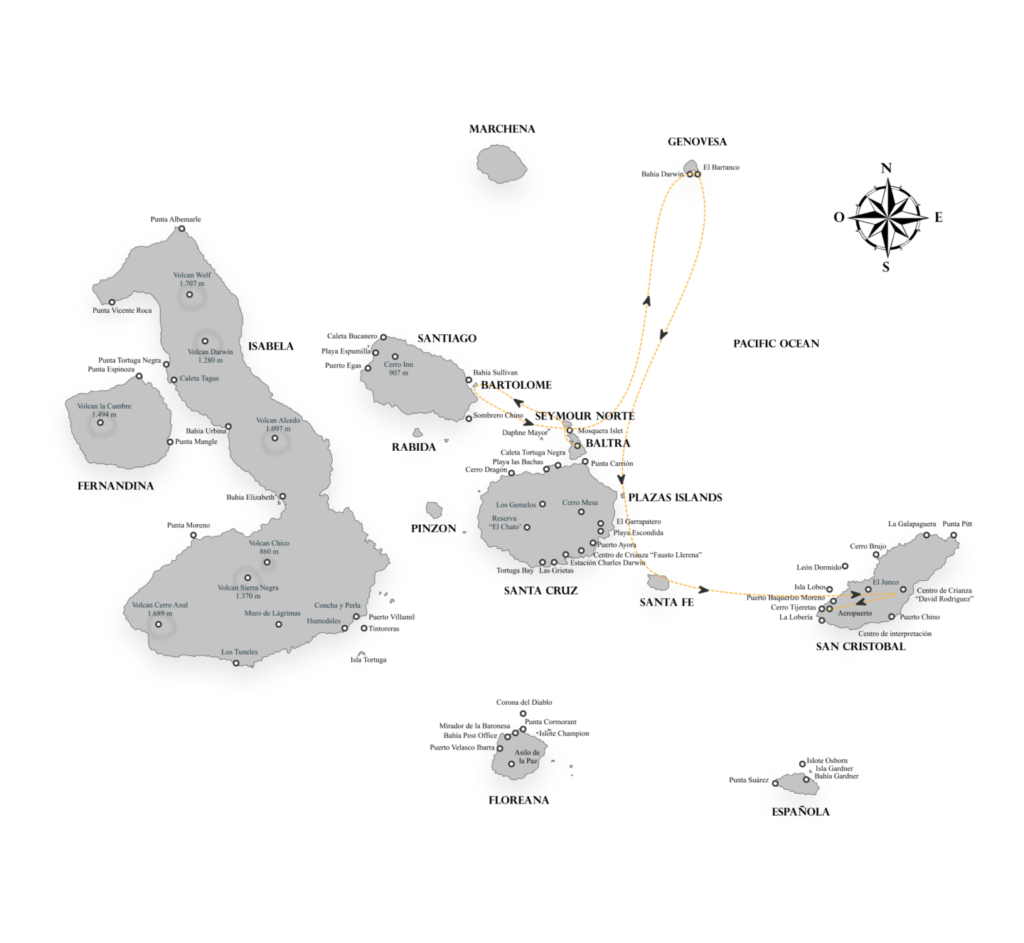 Itinerary A - Galapagos Seaman Journey